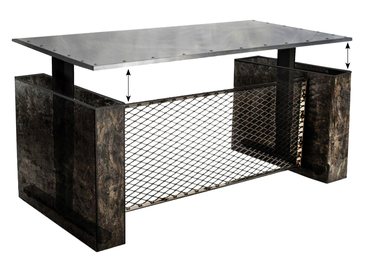 Sit/Stand Urban-Industrial Executive Desk | urban9-5 – Urban 9-5