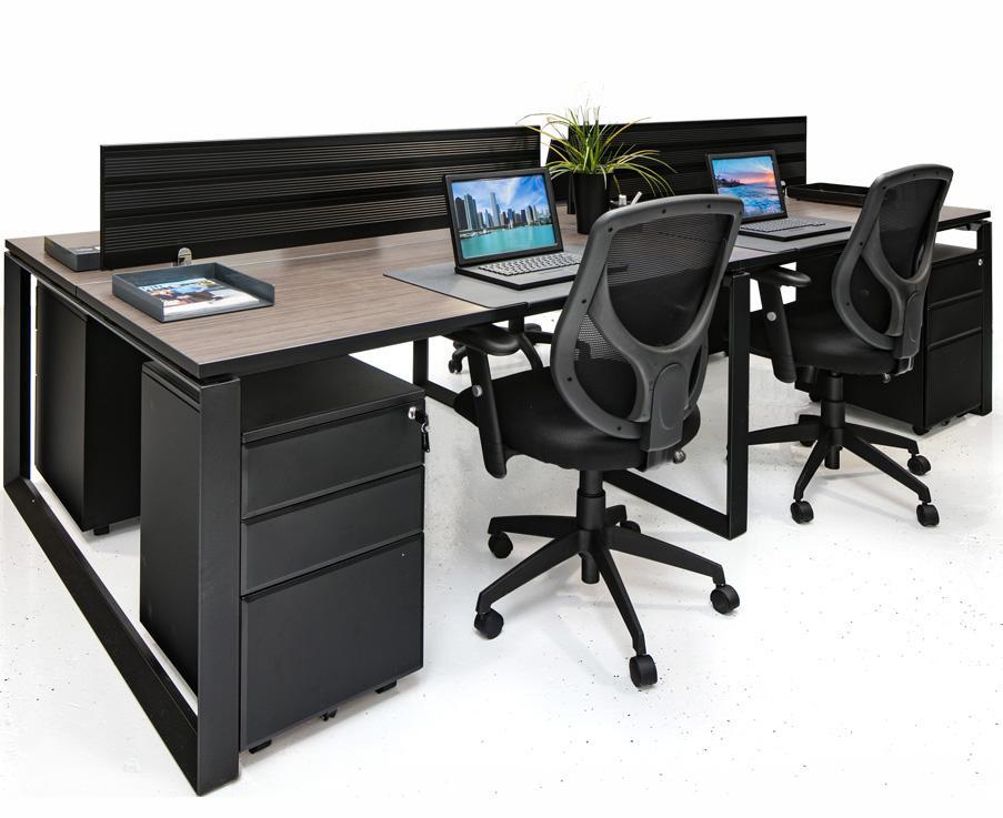 Benching workstation with storage – Urban 9-5